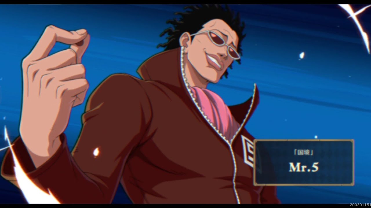 [원피스 앰비션]MR.5 모든 기술 - YouTube