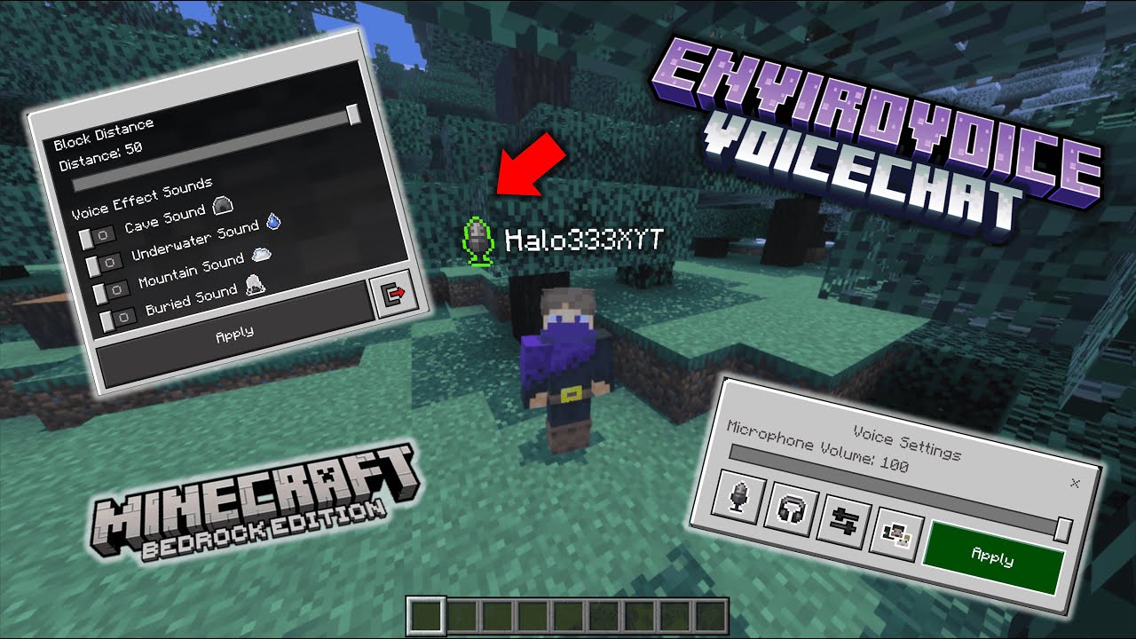 ENVIROVOICE V.2 | Voice Chat Addon for Minecraft Bedrock 🌳 - YouTube