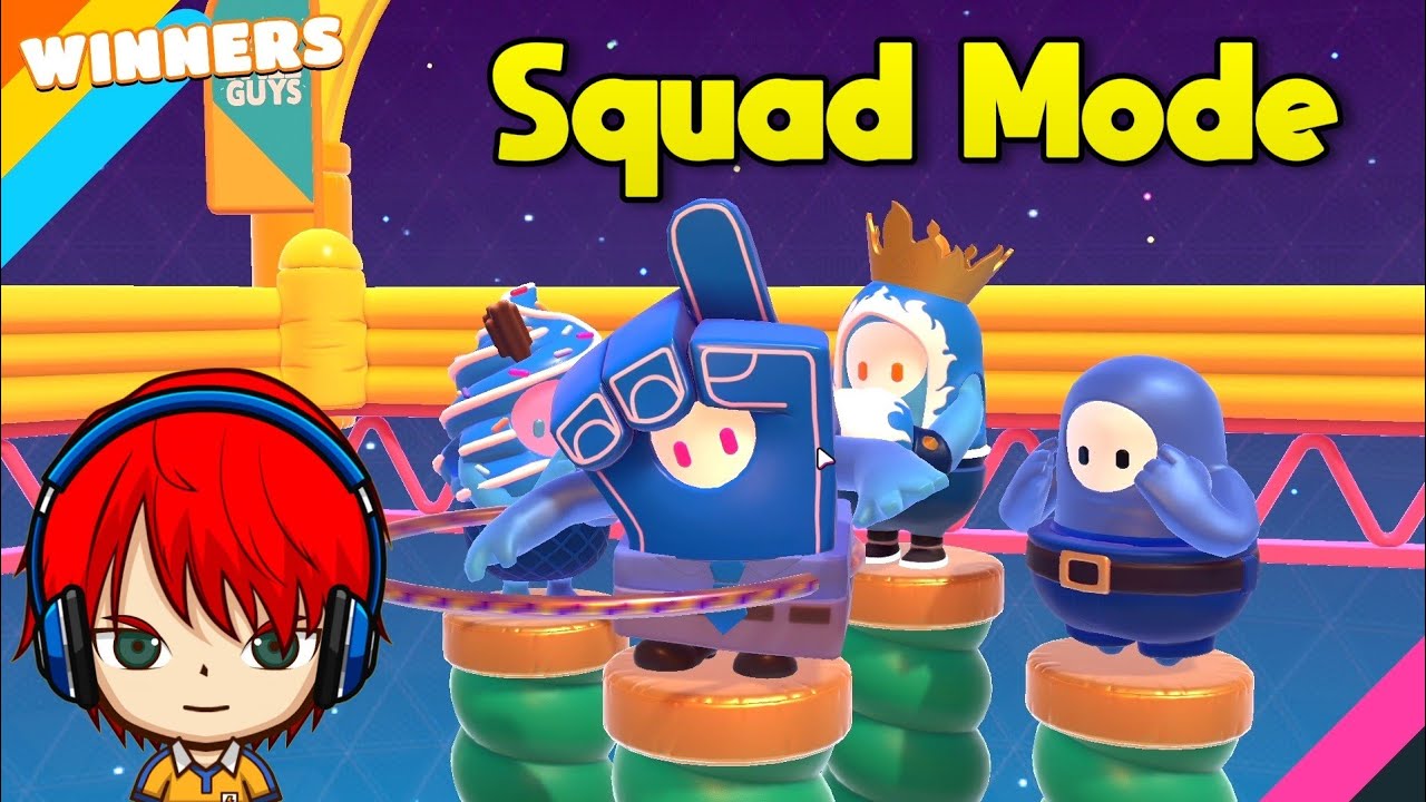 Playing Squad Mode in Fall Guys !!! - YouTube