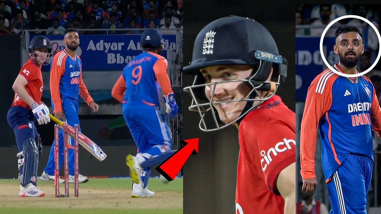 Harry Brook can't stop Laughs after Bowled by Varun Chakravarthy's ...