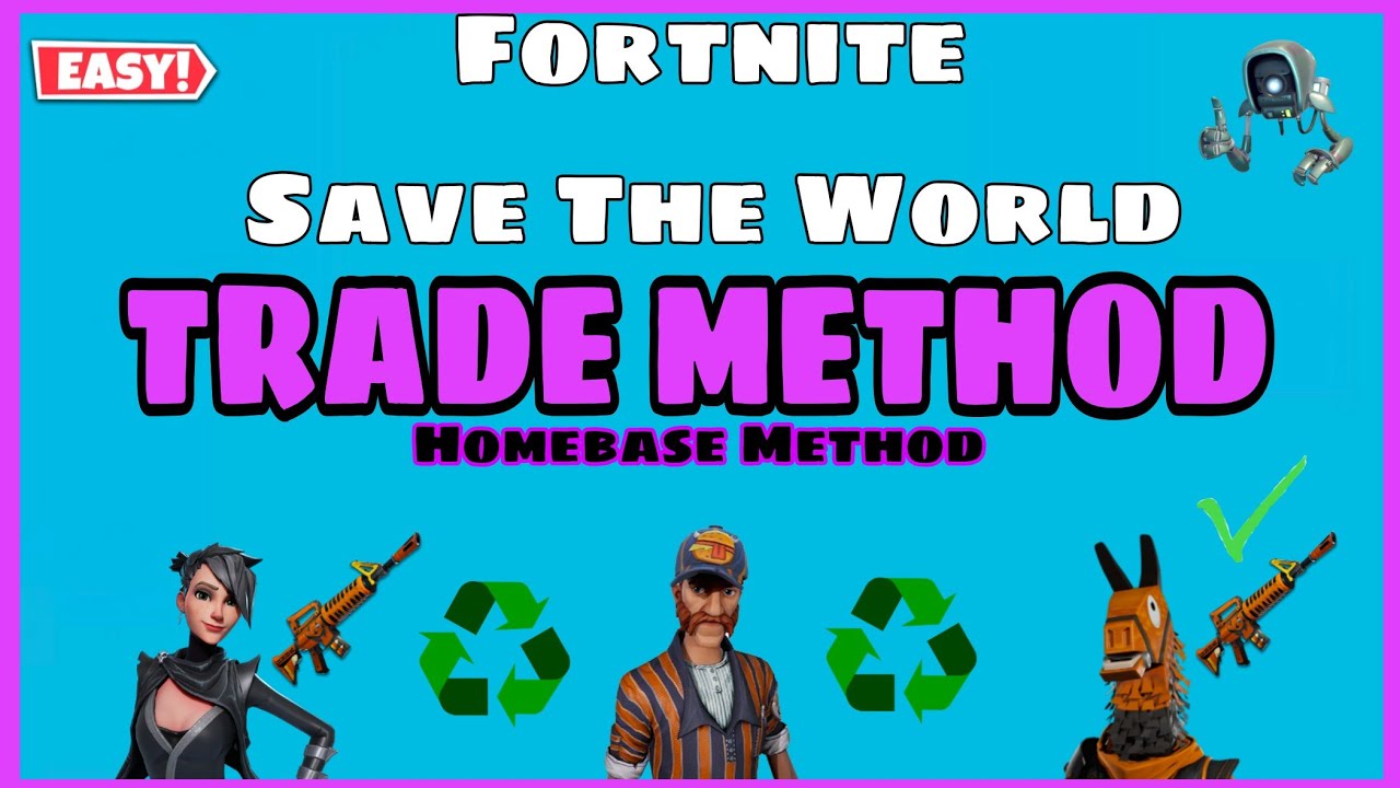 *After Patch* How To Drop and Trade Items (EASY) - Tutorial | Fortnite ...