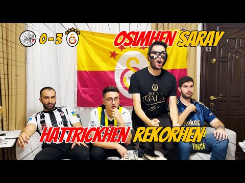 AJAX - GALATASARAY MAÇI TEPKİ VİDEOSU! #galatasaray