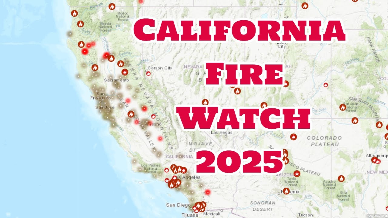 California Fire Watch! #livecam - YouTube
