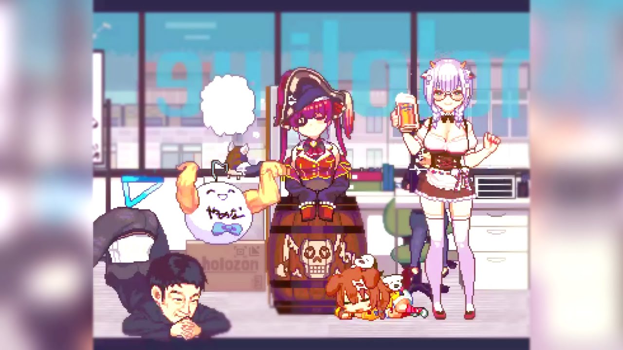 a-chan /futo-inu/hoso-inu/houshou marine/nugami korone//hololive/tengu ...