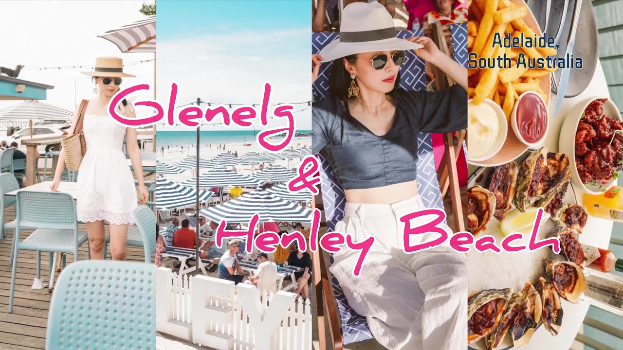 Glenelg & Henley Beach【4k】Travel Vlog🇦🇺｜Beach club, lunch& jetty fishing｜Things to do in ...