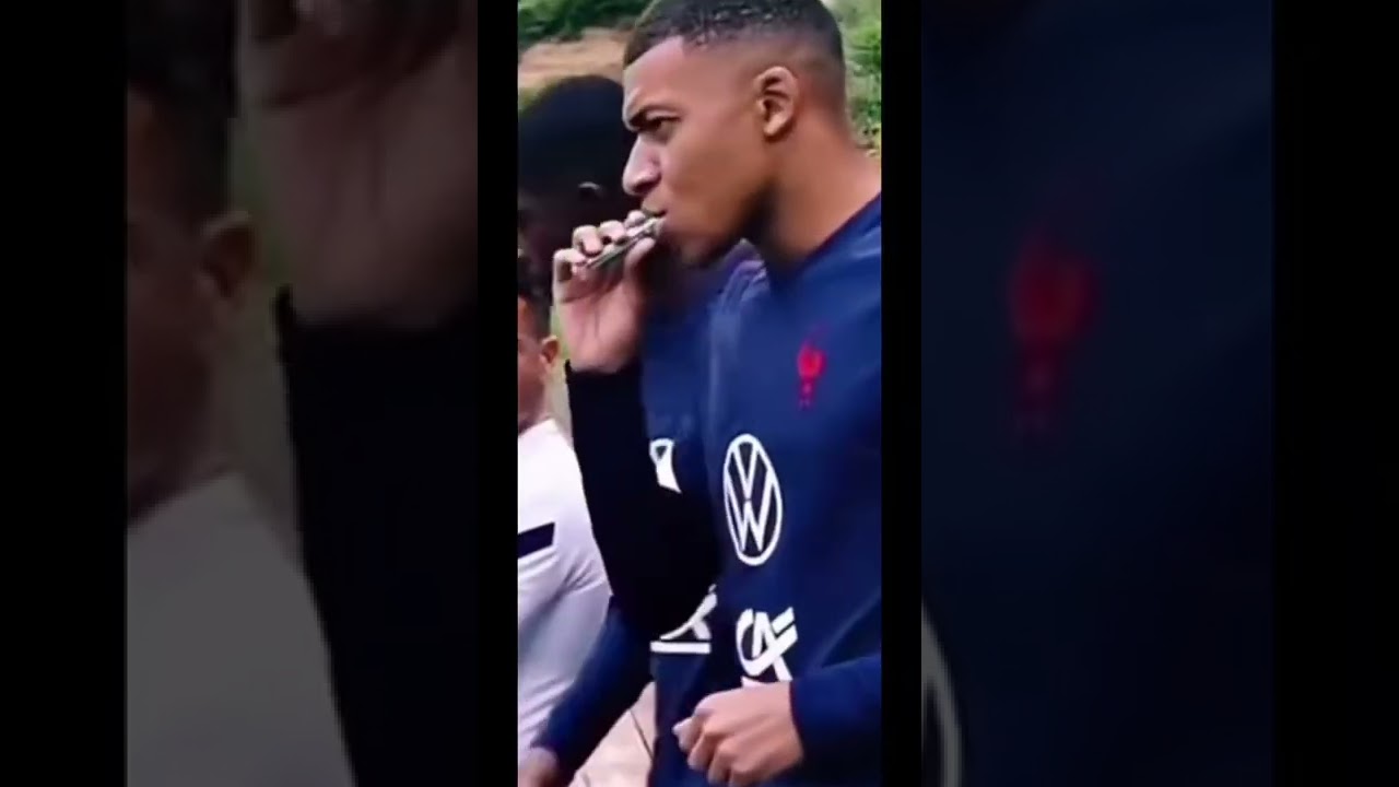 Mbappe drinking his secret ninja turtle juice🐸🐸🤣 - YouTube