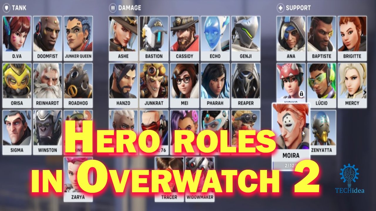 Hero Roles in Overwatch 2 - EVERY ROLE Explained 2025 [New Method ...