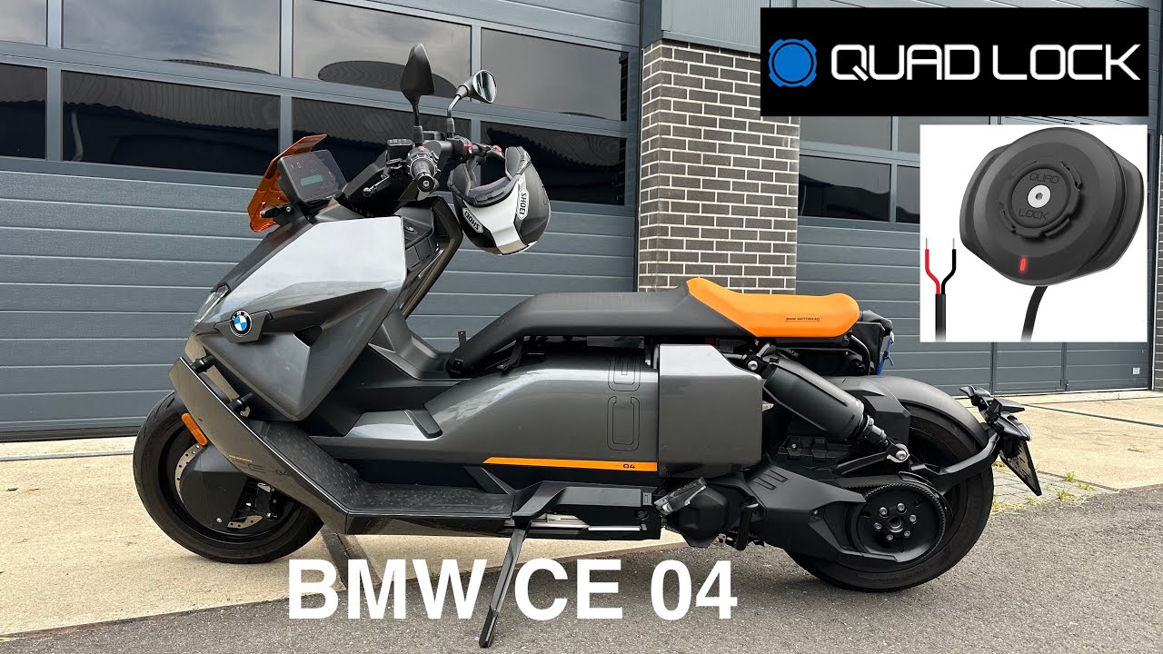 BMW CE04 / Quad Lock Wireless Charging Head Waterproof 12V - GPS WAZE ...