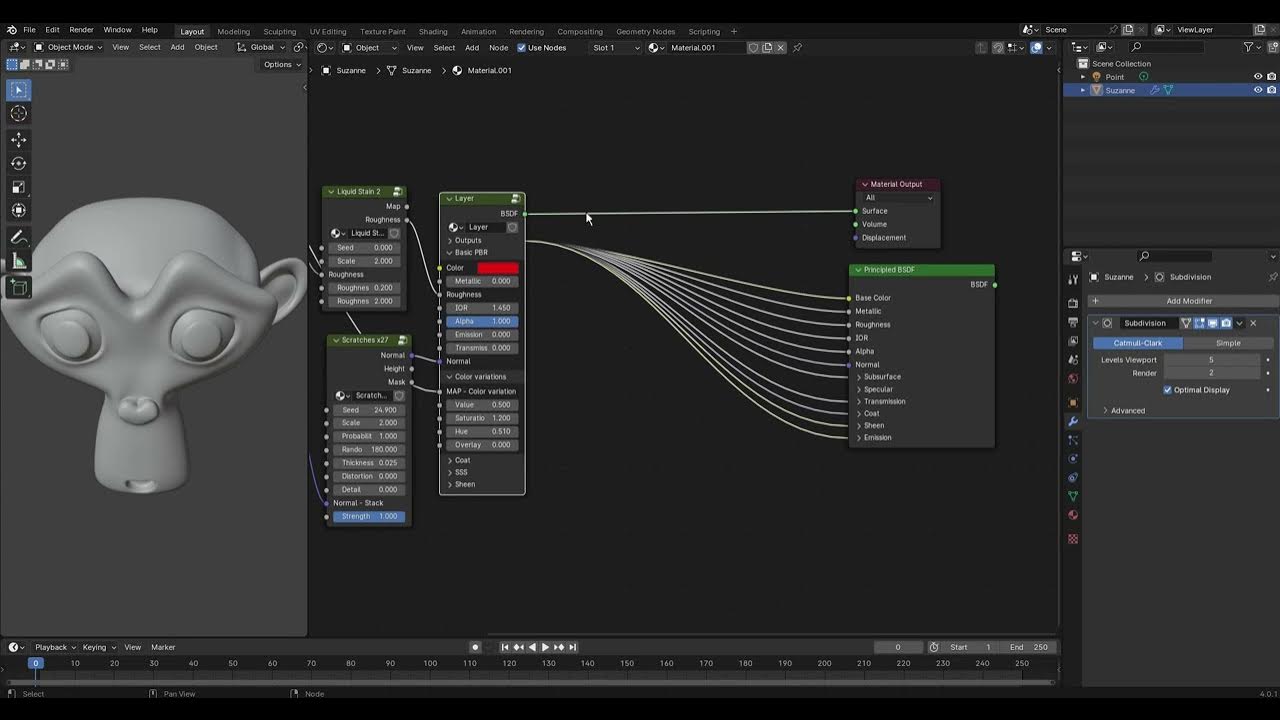 Fluent Materializer Blender 019 Add Mix Layers - YouTube