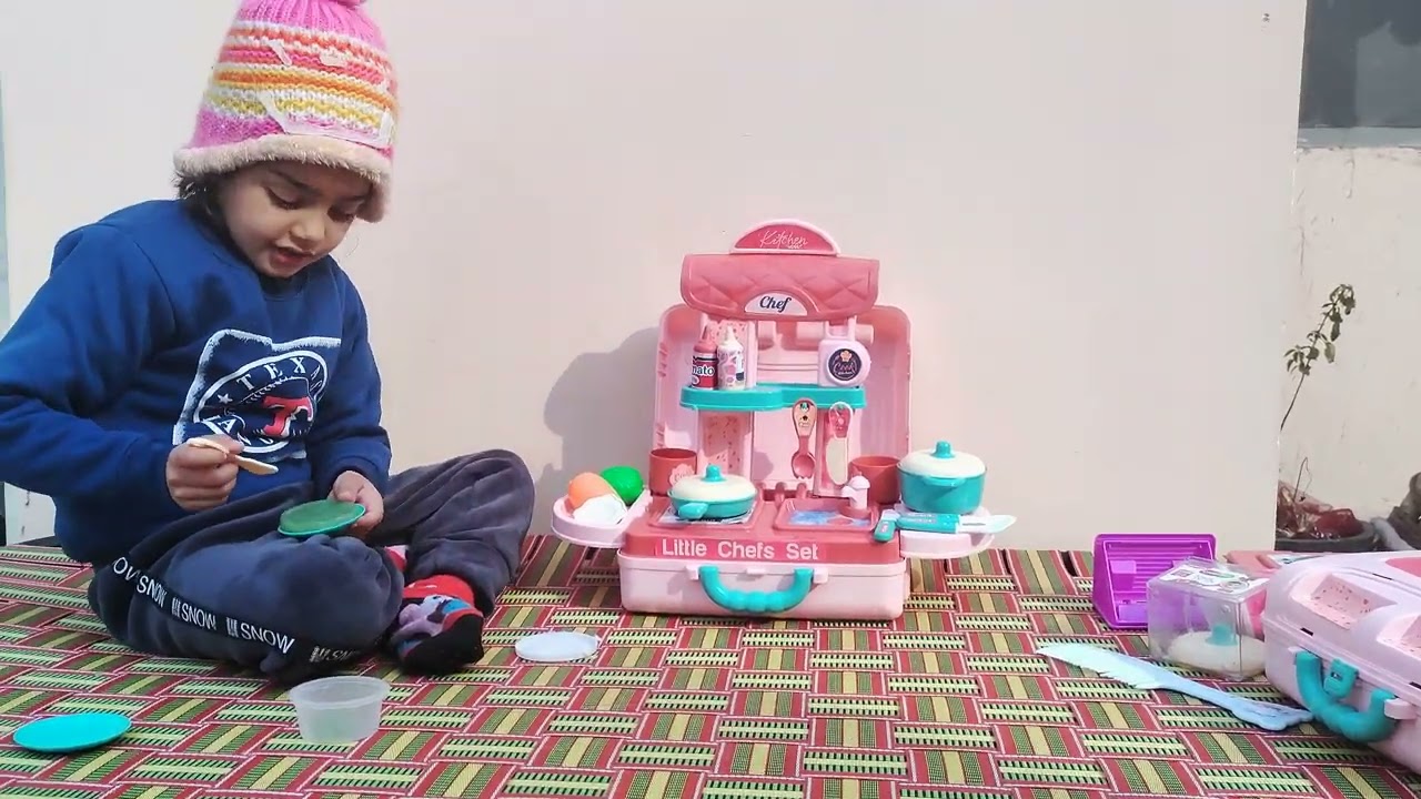 Kids video/Playing with toys/Bacho ki story/🤗🤗🤗 Ritisha/Mini kitchen ...