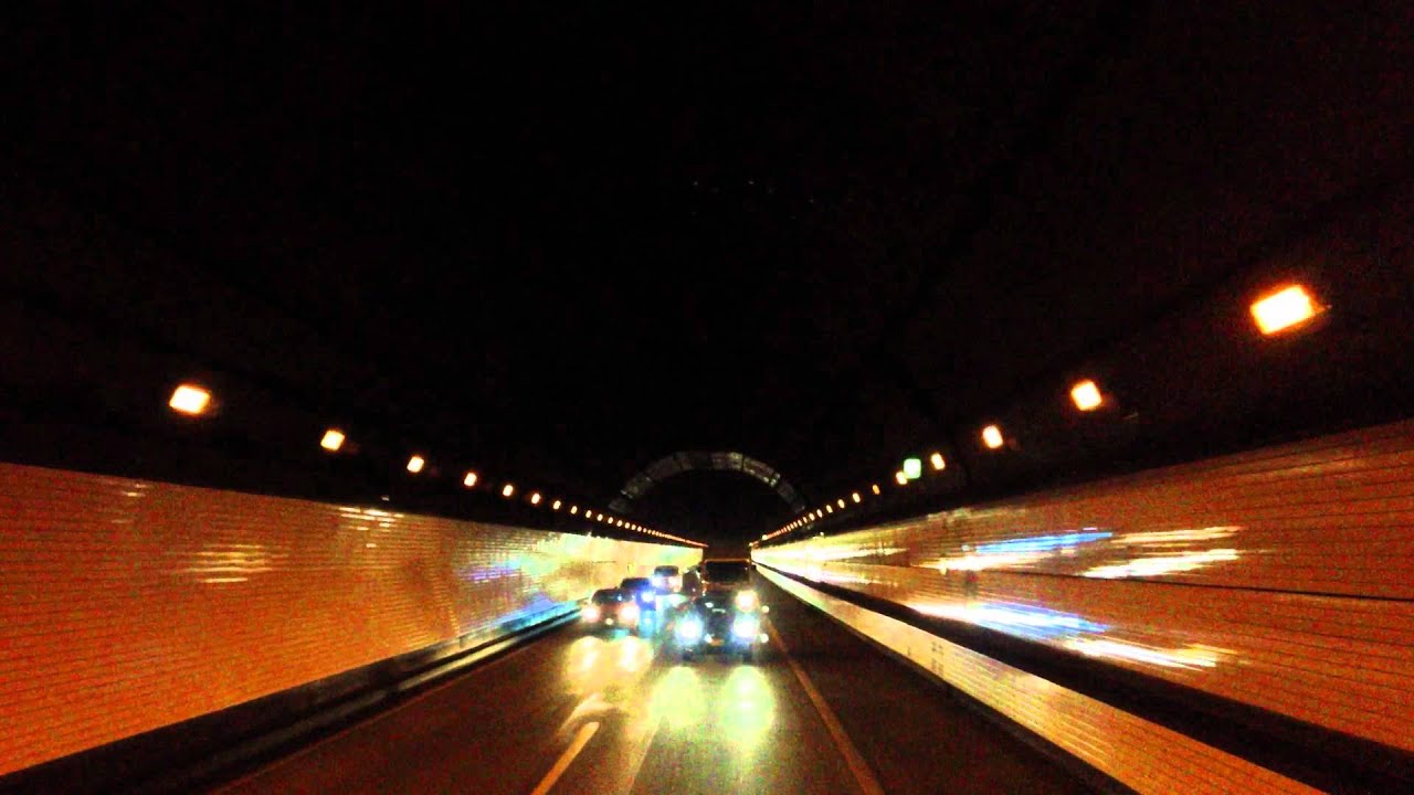 Aqua-Line Tunnel under Tokyo bay - YouTube