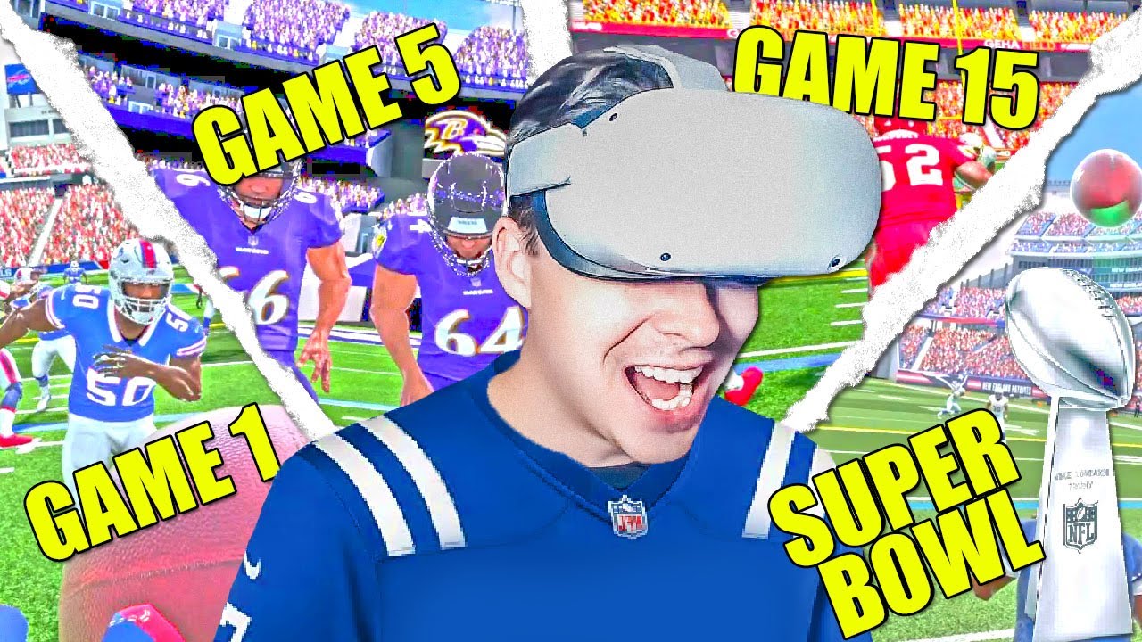 I Spent An Entire NFL Season In Virtual Reality! - YouTube