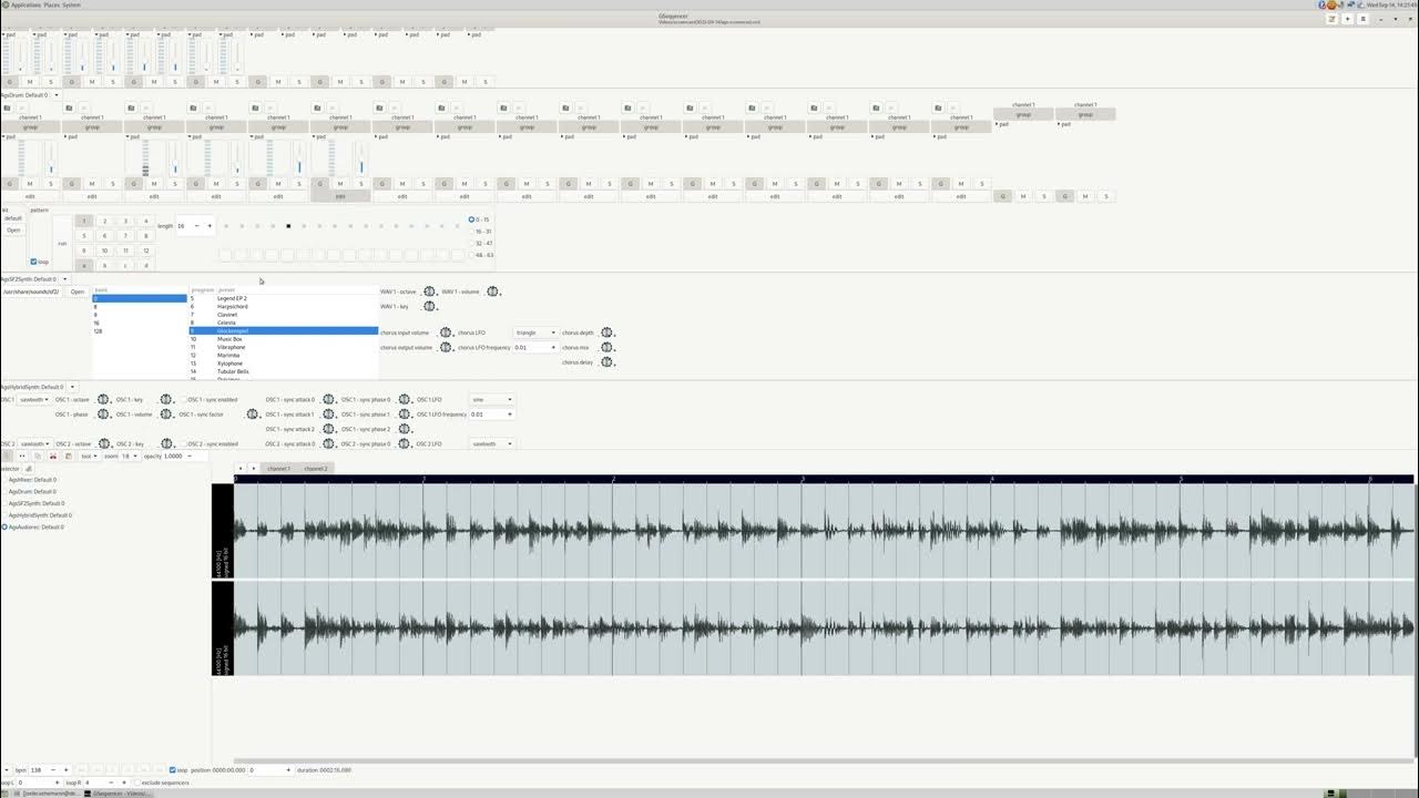 Advanced Gtk+ Sequencer - screencast 22-09 - YouTube