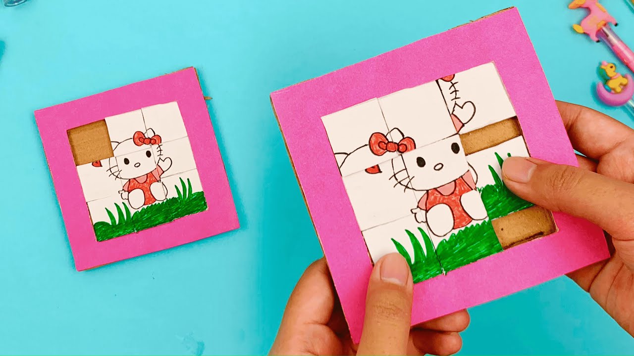 DIY Hello Kitty Puzzle Game Make Your Own Puzzle From Cardboard YouTube diy-hello-kitty-puzzle-game-make-your-own-puzzle-from-cardboard-youtube