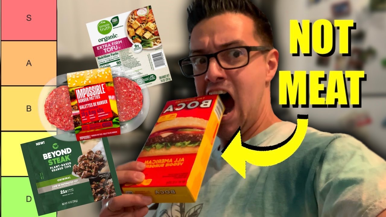 Which Fake Meat Tastes the Best? | Fake Meat Tier List - YouTube