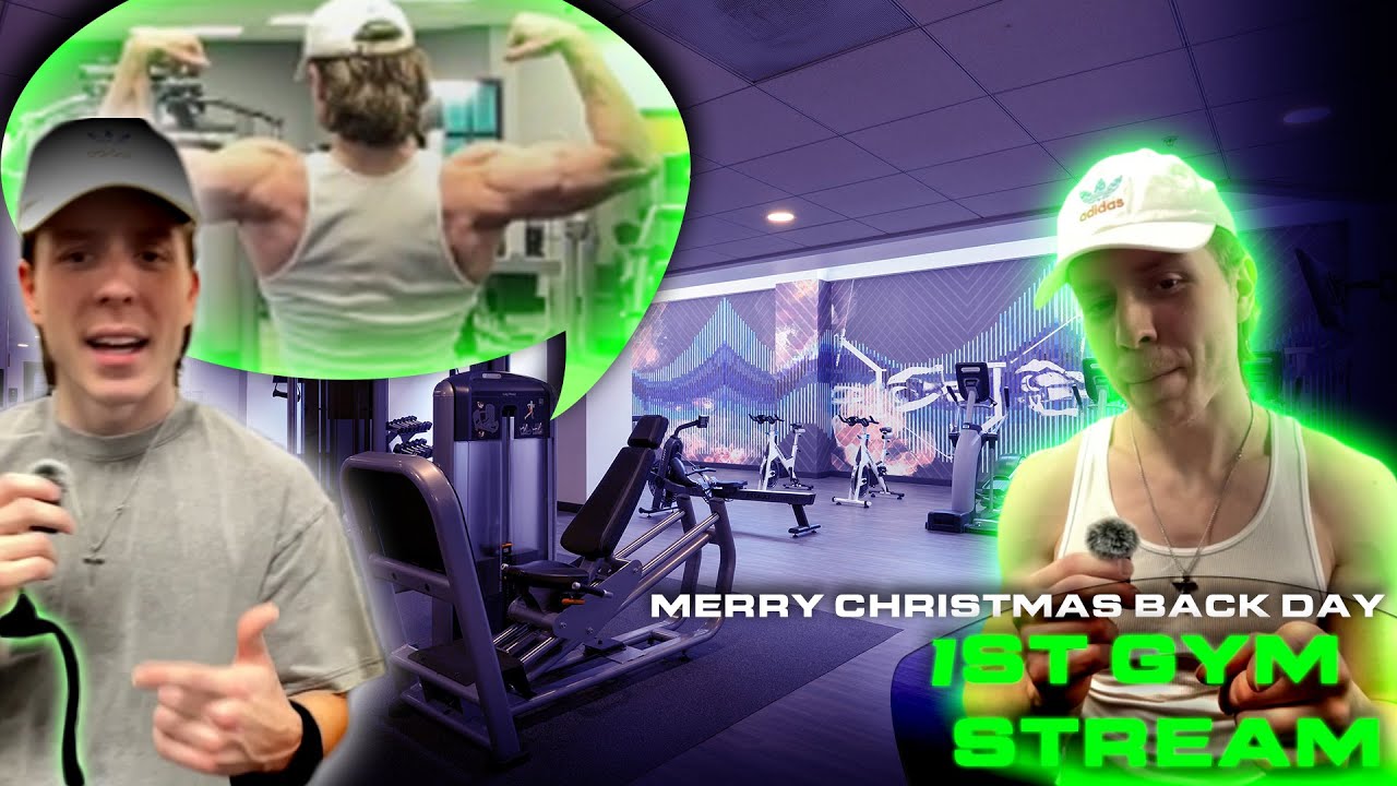 Christmas Gains: First Gym Stream Hitting Back! 🎄 - YouTube