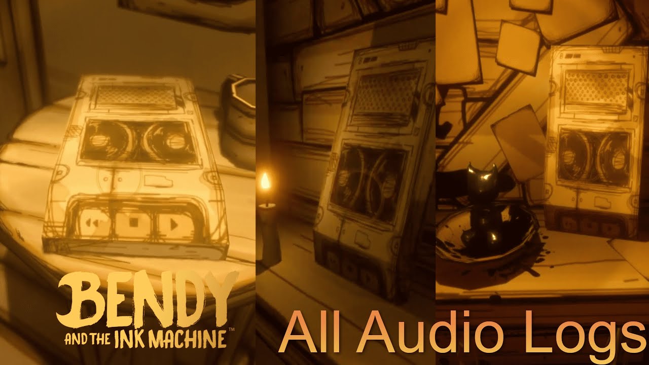 All Audio Logs in Bendy and the Ink Machine (No Commentary) - YouTube