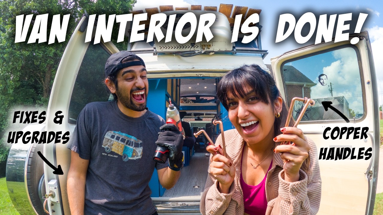 Van Build | Finally Finishing The Interior Renovation On Our Vintage ...