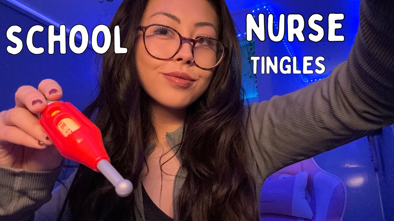 ASMR school NURSE helps you skip class (SUPER TINGLY) ASMR for sleep 😴🥱 ...