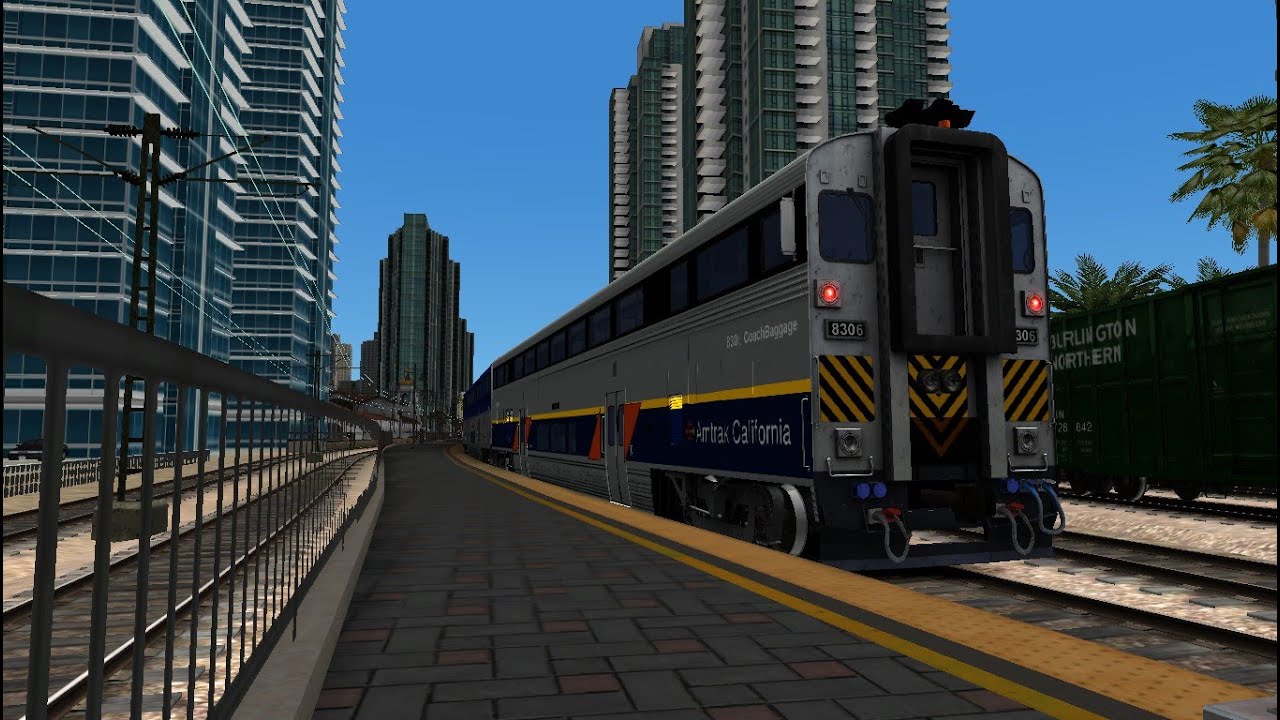 Railworks : Amtrak Pacific Surfliner Cab Ride - YouTube