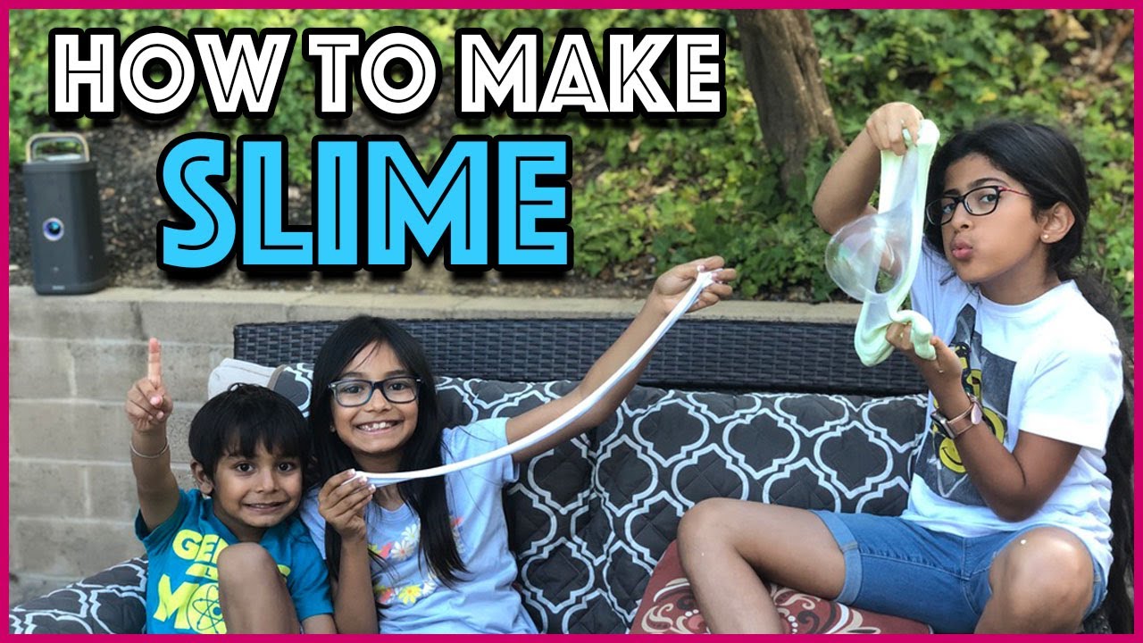HOW TO MAKE SLIME - SLIME TUTORIAL - MAKE SLIME AT HOME - YouTube
