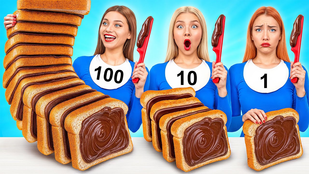 100 Layers of Chocolate Challenge | Crazy Challenge by Choco DO - YouTube