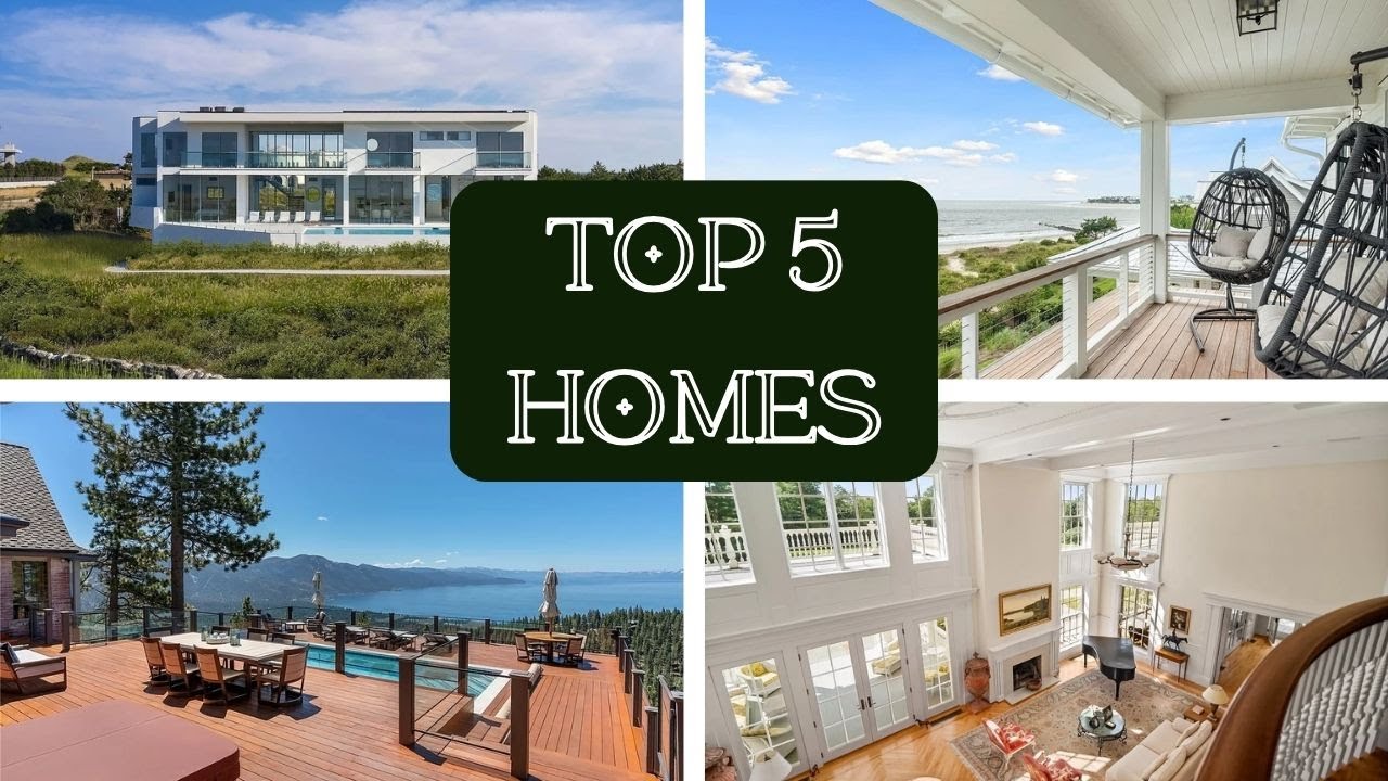 TOP 5 LUXURY homes I BEST real estate listings of the week - YouTube