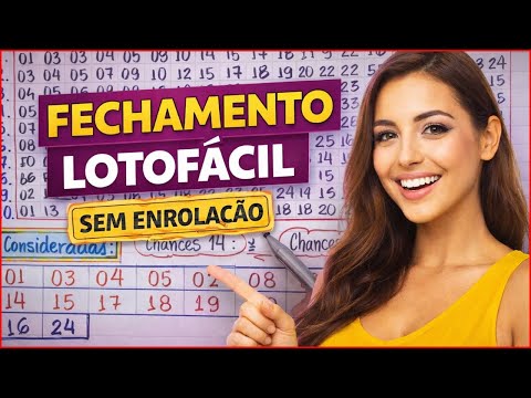 FECHAMENTO LOTOFÁCIL NA PRÁTICA | SEM ENROLAÇÃO | 18 + 2 para 15 | 10 combinações
