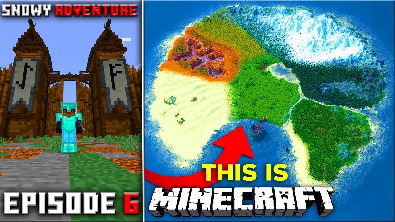 The Boys Go On a Snowy Adventure In TrixyBlox's Ultimate Minecraft Survival World - YouTube