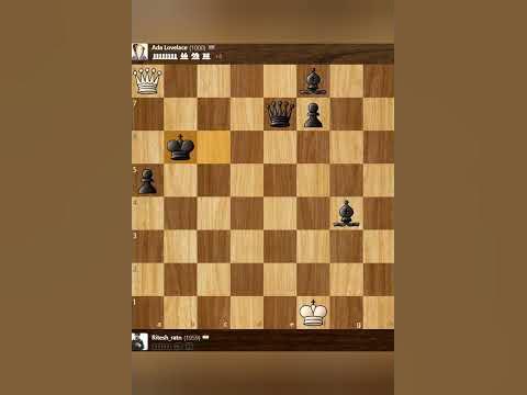 I DEFEATED chess.com new bot Ada Lovelace with only a Queen #chess #chessgame - YouTube