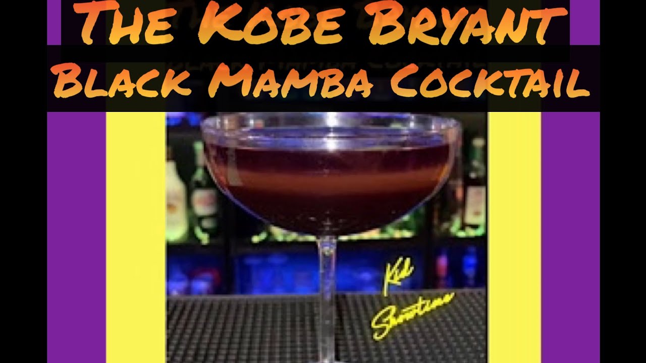 The Kobe Bryant Black Mamba Cocktail. Drinks By Showtime - YouTube