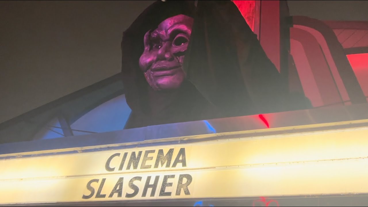 "Cinema Slasher" Maze @ Knott's Scary Farm 2024 (Walk Through) - YouTube