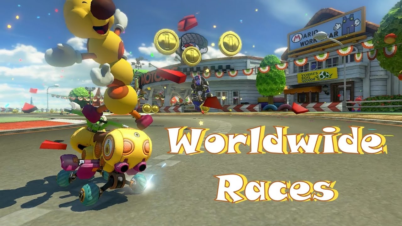 All Aboard the WIGGLER Train - Mario Kart 8 Deluxe Worldwide Races ...