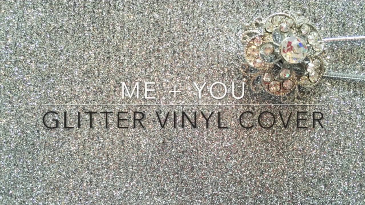 DIY Craft Project • Glitter Vinyl Book Cover - YouTube