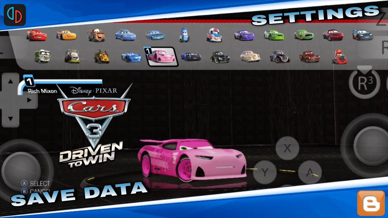 Cars 3 Driven To Win - Save Data + Settings | Switch | Yuzu Android ...
