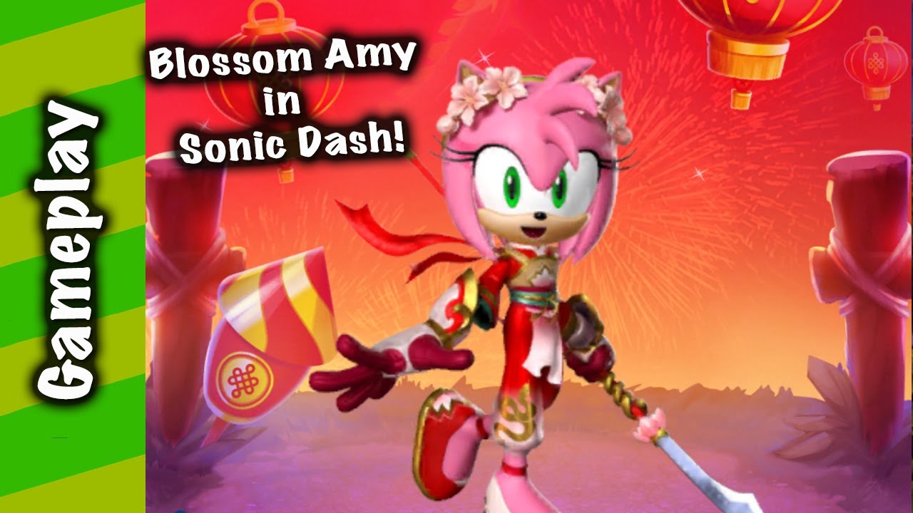 Sonic Dash - Blossom Amy Gameplay - YouTube