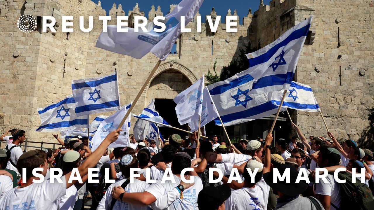 LIVE: Israelis march through the alleyways of Jerusalem's Old City on ...