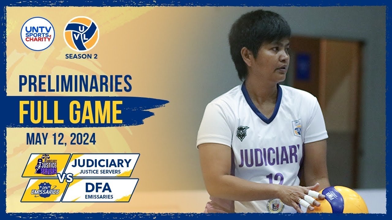 Judiciary Justice Servers vs DFA Emissaries FULL GAME – May 12, 2024 ...