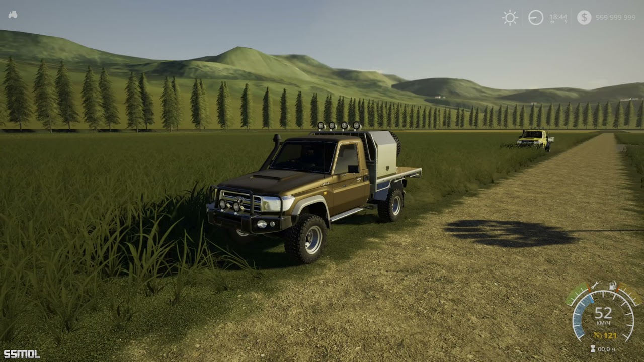 Farming Simulator 2019 mods Toyota Landcruiser J70 GXL 4.5L - YouTube