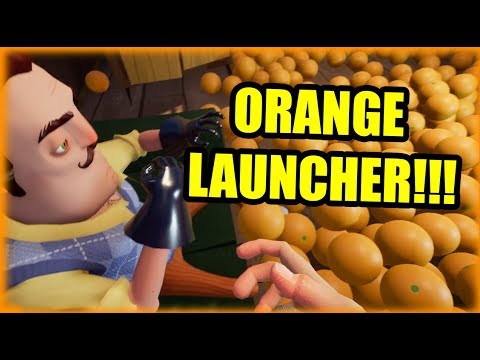 HELLO NEIGHBOR ORANGE LAUNCHER!!! - YouTube
