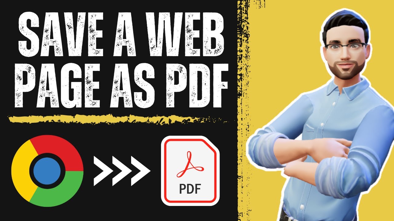 How To Save A Web Page As PDF On Google Chrome YouTube How To Save A Web Page As PDF On Google Chrome YouTube