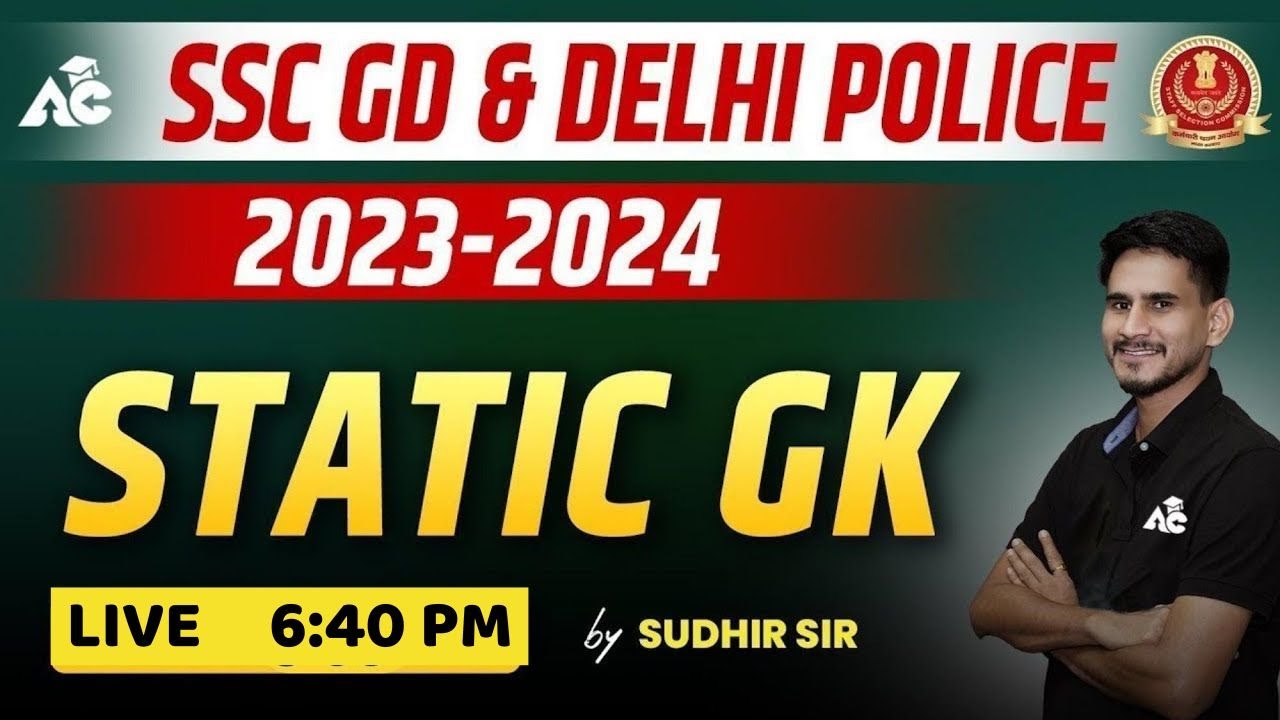 SPECIAL FOR SSC | SSC GD 2023-24 | SSC CGL | SSC MTS | 06:40 PM | BY ...