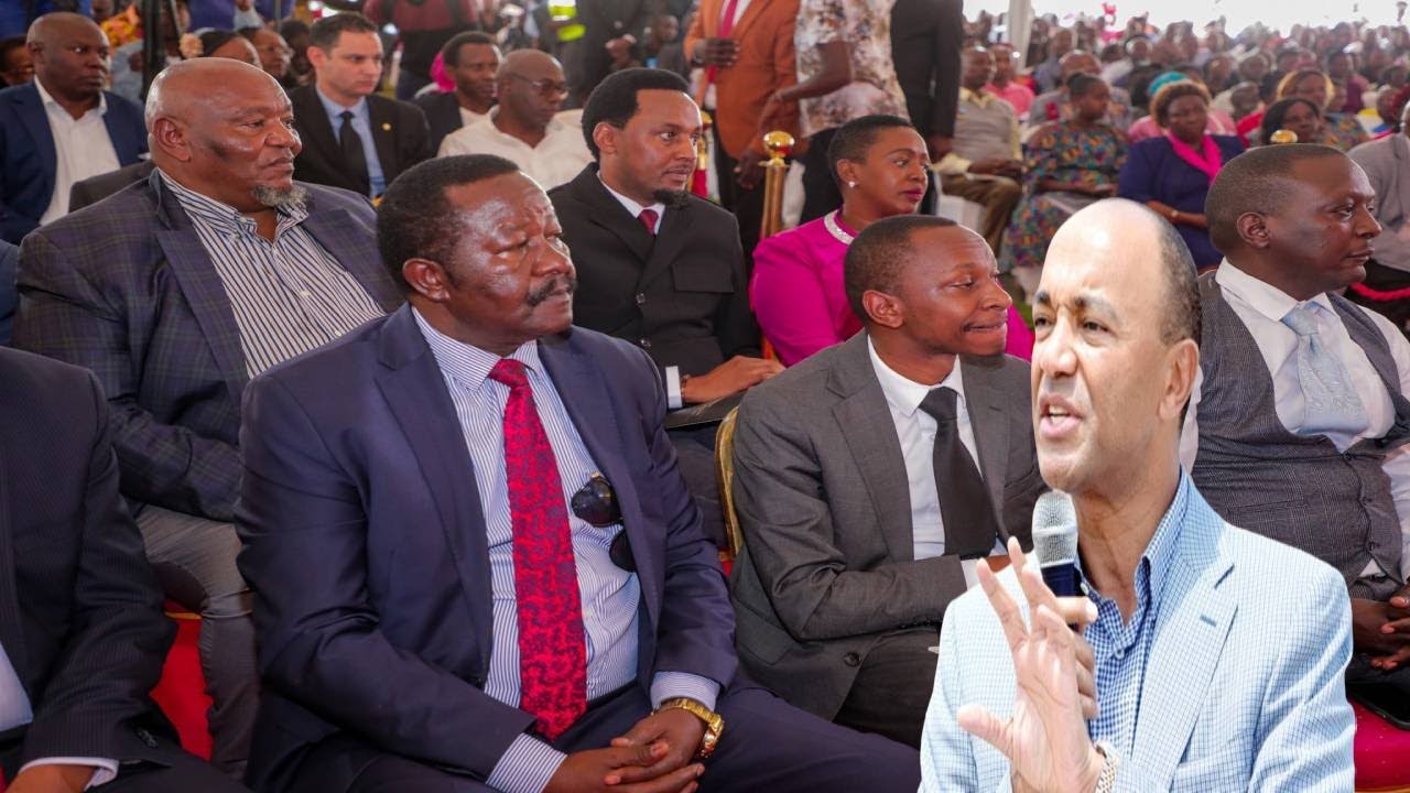 FINALLY AZIMIO LEADER PETER KENNETH JOINED KENYA KWANZA LEADERS AT LATE ...