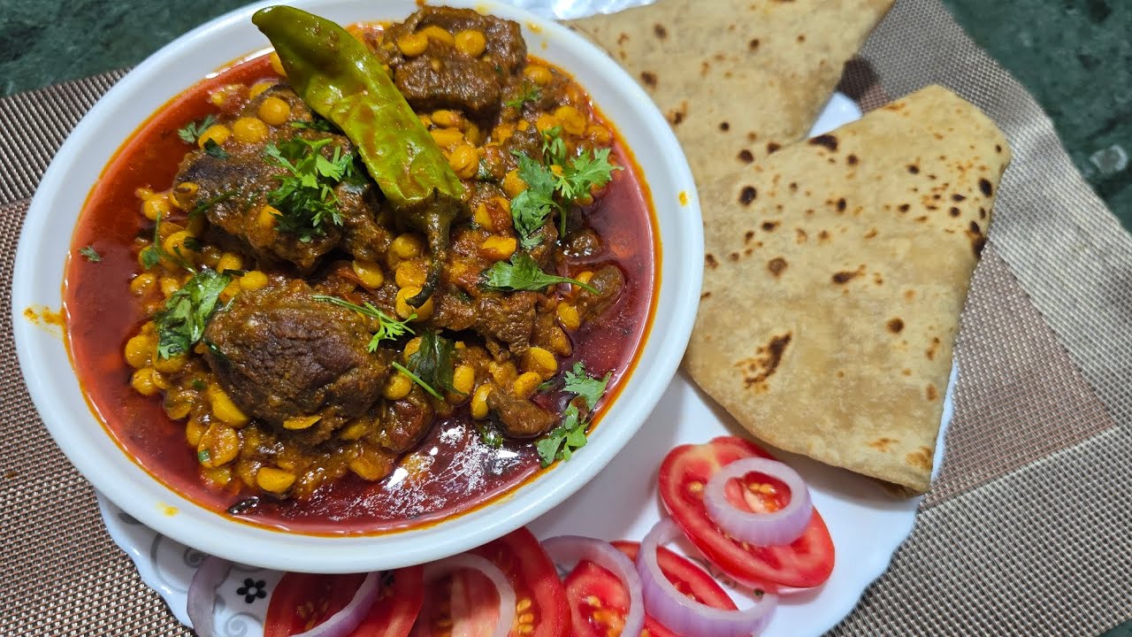 Mutton chana dal recipe🤤/ (मटन चना दाल रेसिपी बनान े का स्वादिष्ट तरीका ...