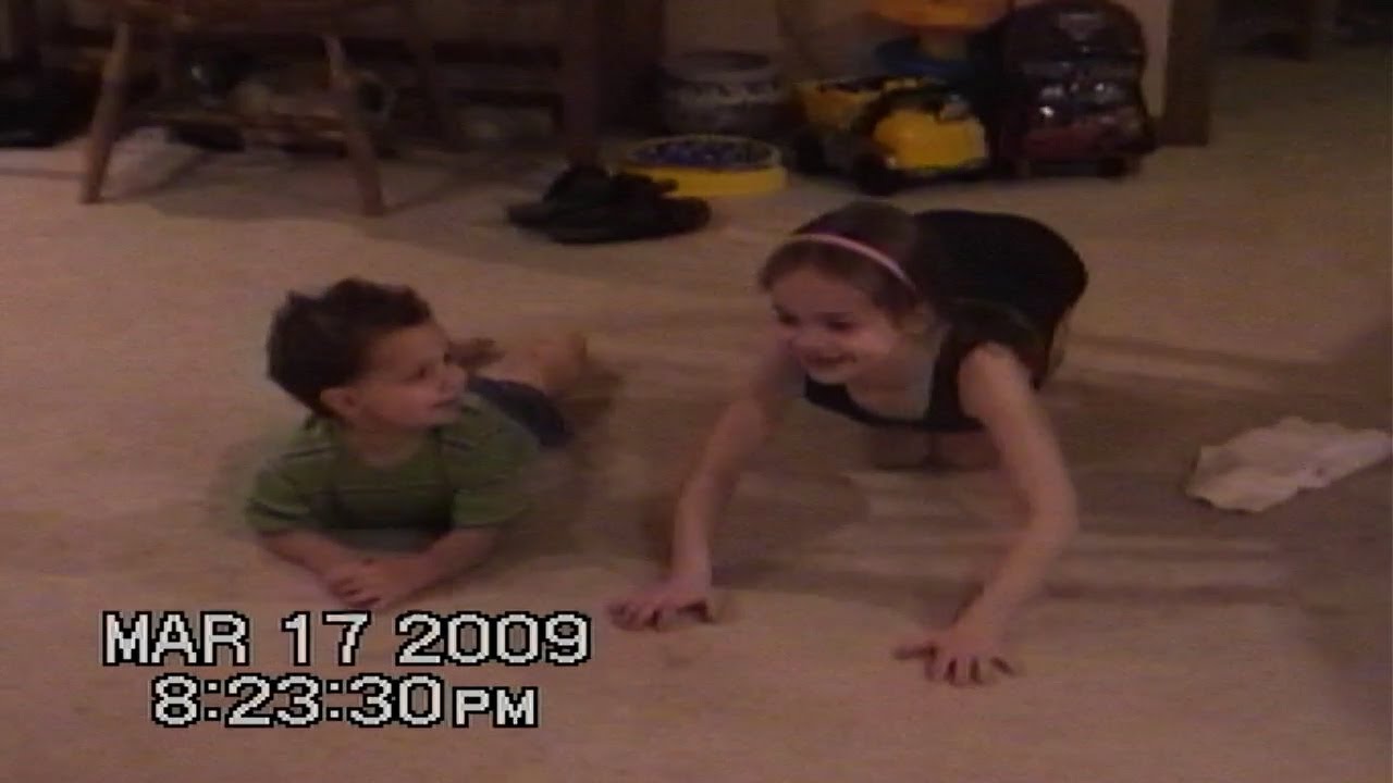 Hailey & Caden Dancing in the Family Room | March 17, 2009 - YouTube