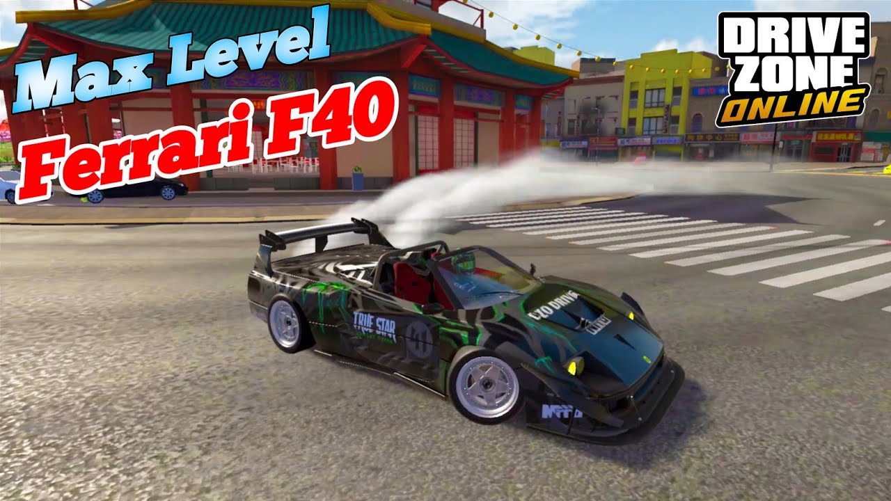 Ferrari F40 - F4 GTO Max Level Parkour & Drag Race Open World Game ...