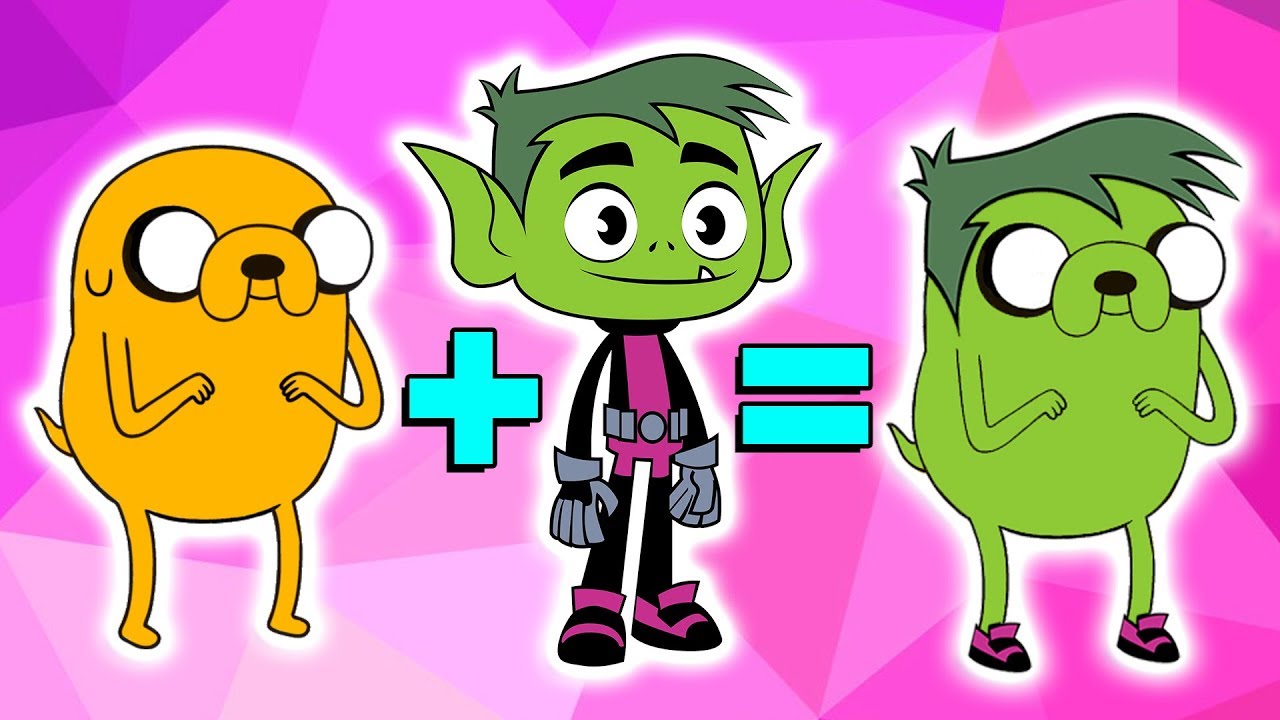 Teen Titans Go! + Adventure Time MASHUP! | Starfire, Finn, Jake the Dog ...
