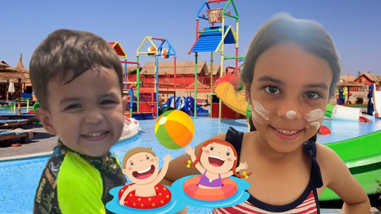 Tibum Chuá - Parque aquático - Piscina - música infantil por Sofia e ...