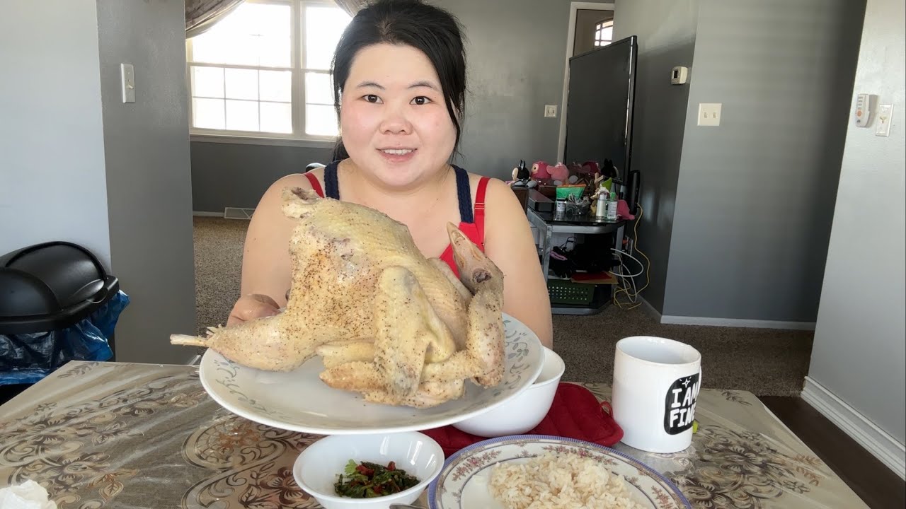 Today I make boiled chicken delicious / hnub no kuv hau qaib vom noj ...