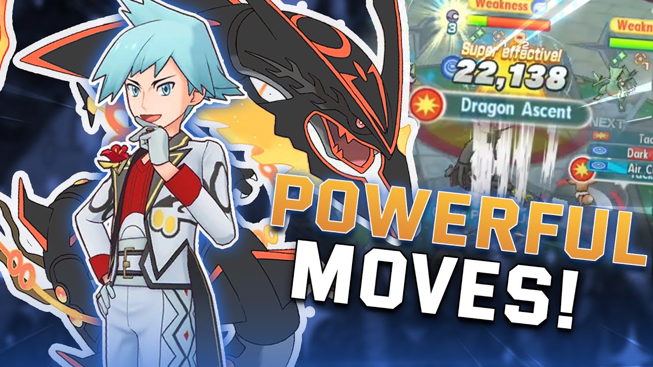 EX Steven (Anniversary 2021) & Rayquaza Showcase | Pokemon Masters EX ...